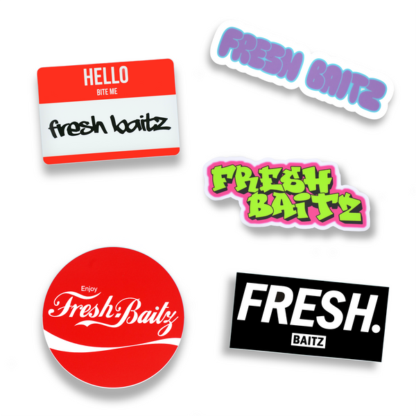 Limited Edition Sticker Pack 1 - Freshbaitz